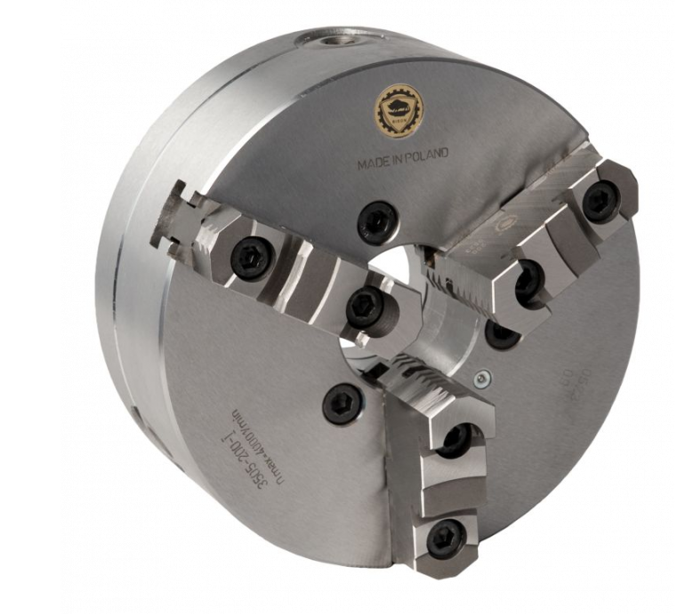 Bison Steel Scroll Chucks - 3 Jaws - 2 Piece Jaw (Rear Mount) - 200mm ...