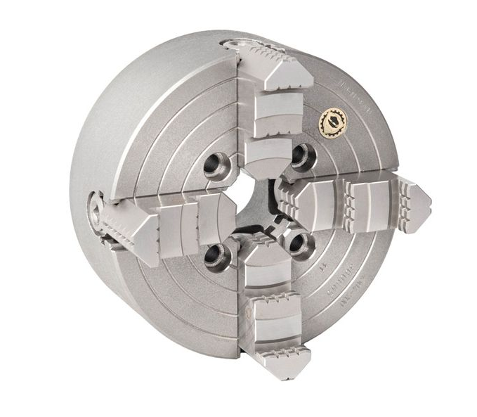 Bison Steel Independent Chuck - 4 Jaw - 1 Piece Jaw (Front Mount) - 25 ...