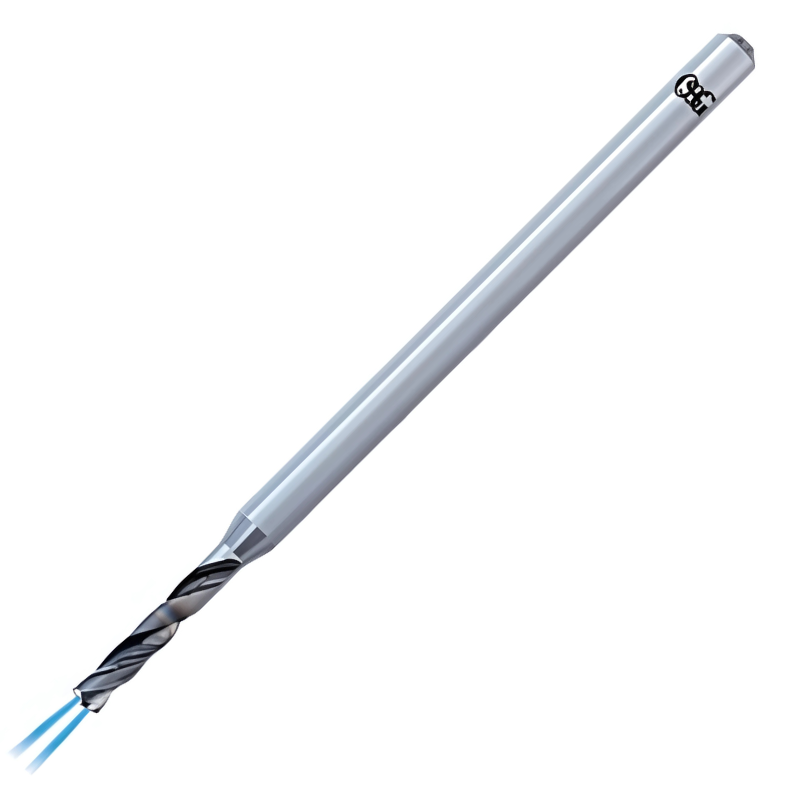 OSG Micro Carbide Drill - 2D Internal Coolant - IchAda Coated - 1.80mm ...