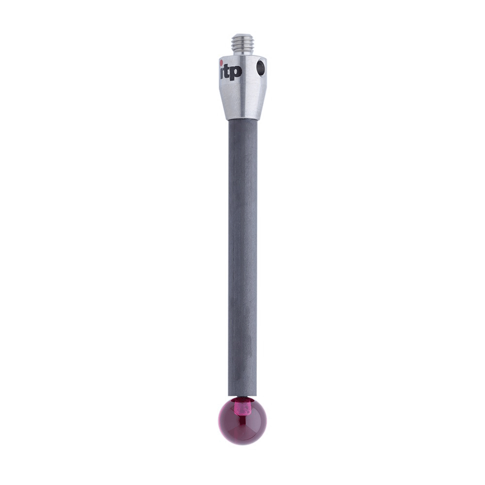 ITP Straight Styli - Type A - Ruby Ball - M5 Thread x 105mm Overall Le ...