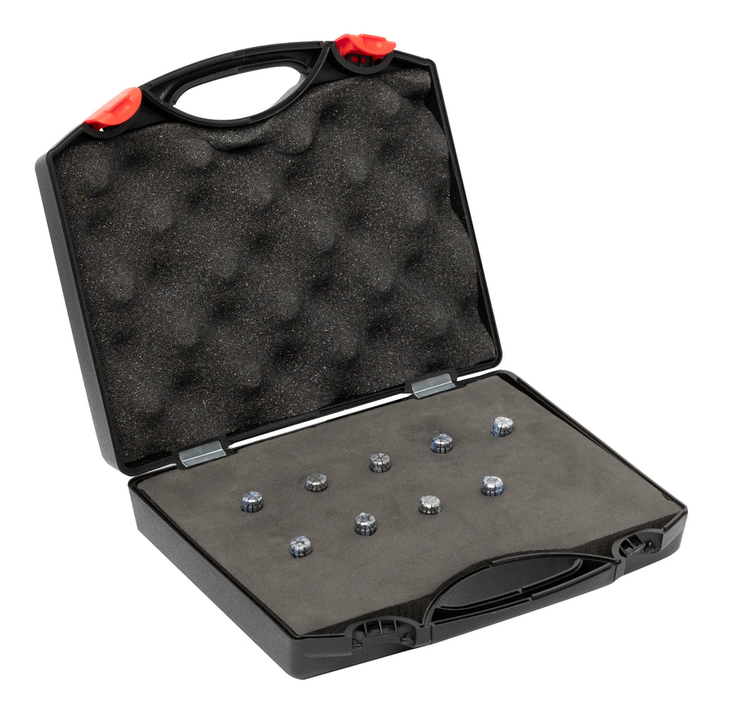Omega Products ER8 Collet Set Ultra Precision - 5 Micron Run Out - 9 P ...