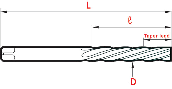 Toolex Hand Reamer - Spiral Flute - Straight Shank - HSS - H5 - 5.50mm ...