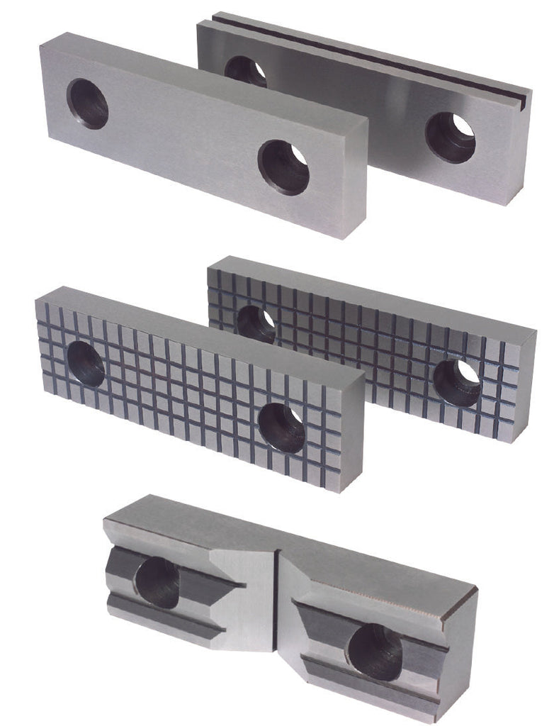 Nicon Hard Serrated Jaw Set - For Nicon Vice MMV-200+ - 60mm x 200mm ...