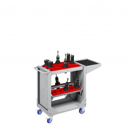 Polstore Tool Trolleys - With 2 Cradles and Supports - HSK63 - Light G ...